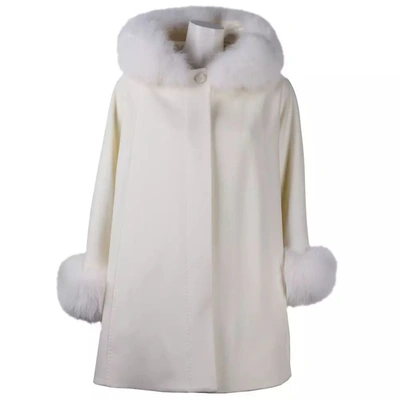 Made In Italy White Wool Vergine Jackets & Coat | ModeSens