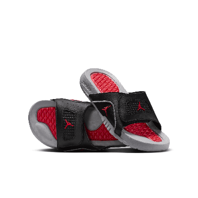 Jordan Hydro 4 Retro Big Kids' Slides In Black | ModeSens