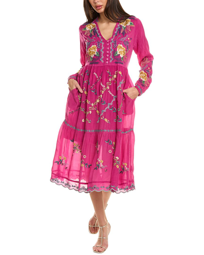 Johnny Was Dina Dress In Purple | ModeSens