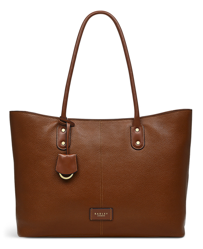 Radley London Southwark Lane Leather Zip Top Tote Bag In Tortoise ...