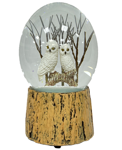 Ashfield & Harkness Snowy Owls Snow Globe In Multi | ModeSens