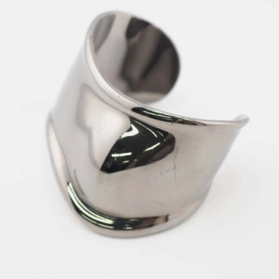 Pre-owned Tiffany & Co Sterling Silver Left Medium Bone Cuff Bracelet ...