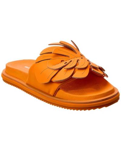 Farm Rio Monstera Anatomic Slide In Orange | ModeSens