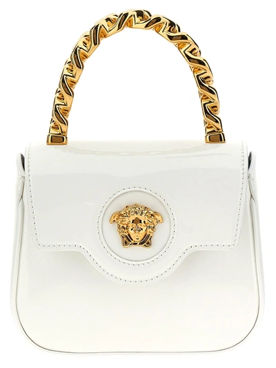 Versace La Medusa Mini Handbag In White | ModeSens