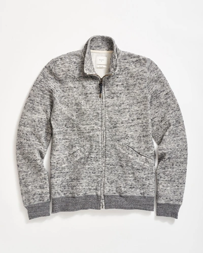 Billy Reid Knit Track Jacket In Charcoal | ModeSens