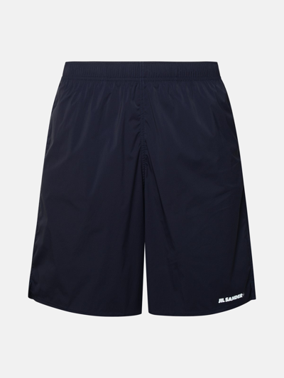 Jil Sander Costume Logo In Blue | ModeSens