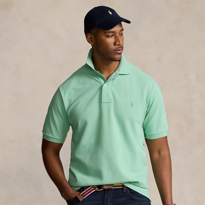 Polo Ralph Lauren The Iconic Mesh Polo Shirt In Celadon | ModeSens
