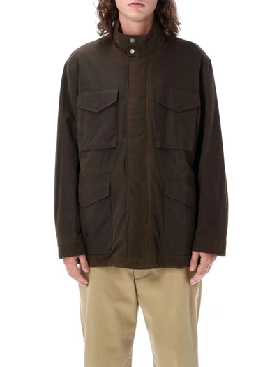 Baracuta Waxed Field Jacket In Green | ModeSens