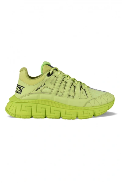 Versace Trigreca Sneakers In Green | ModeSens