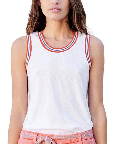 Sundry Ringer Racerback Tank In White | ModeSens
