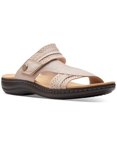 Clarks Laurieann Cara Platform Slide Sandals In Sand Combi | ModeSens