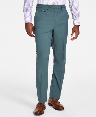 Tayion Collection Men's Classic-fit Solid Suit Pants In Green | ModeSens