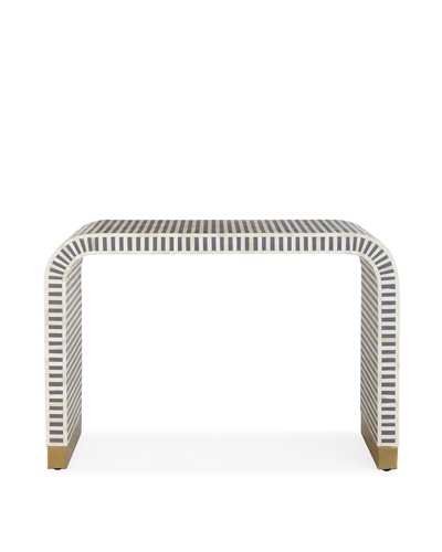 Interlude Home Beacon Console Table In Gray/cream | ModeSens