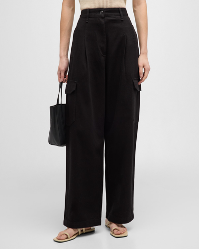Rag & Bone Featherweight Cassidy Tailored Cargo Jeans In Black | ModeSens