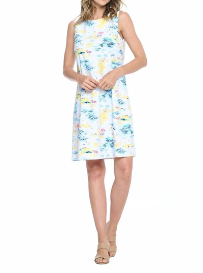 Aryeh Crisscross Back Dress Lilia In White In Multi | ModeSens