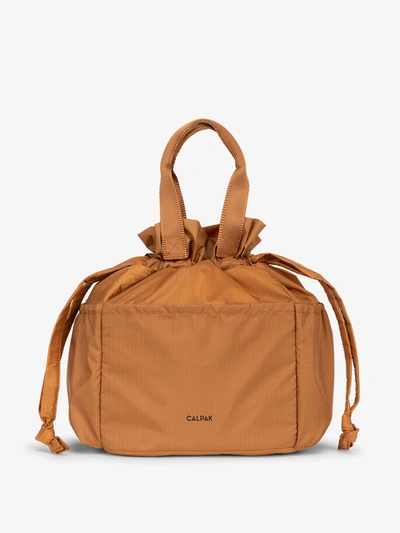 Calpak Insulated Lunch Bag In Camel | ModeSens