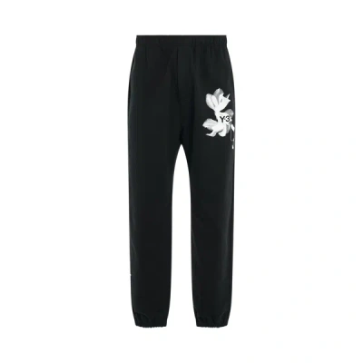 Y-3 Flower Graphic Sweatpants | ModeSens