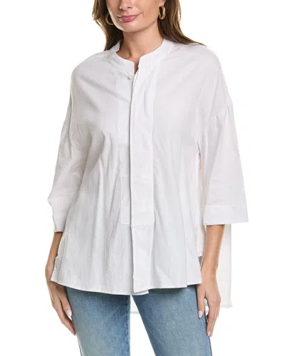 Sole Linen-blend Shirt Jacket In White | ModeSens