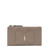 Thacker New York Nico Double Zip Wallet Taupe | ModeSens