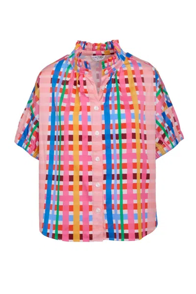 Crosby By Mollie Burch Burch Britt Top In Picnic Plaid In Multi | ModeSens