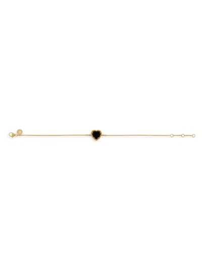 Hueb Women's Bubbles 18k Yellow Gold, Black Quartz & Diamond Bracelet ...