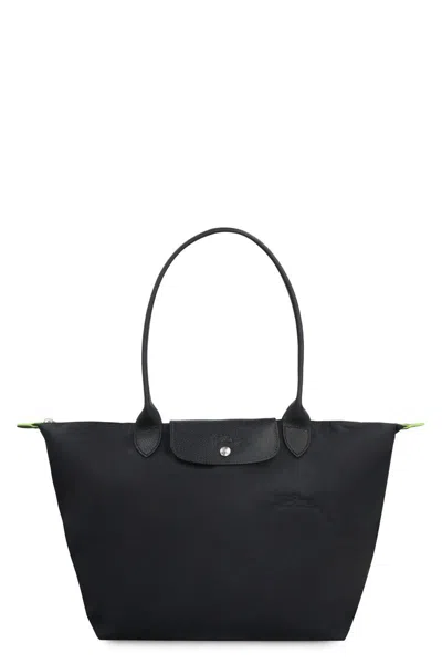 Longchamp Le Pliage Large Shoulder Bag In Black | ModeSens