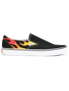 Vans Printed Flames Sneakers | ModeSens