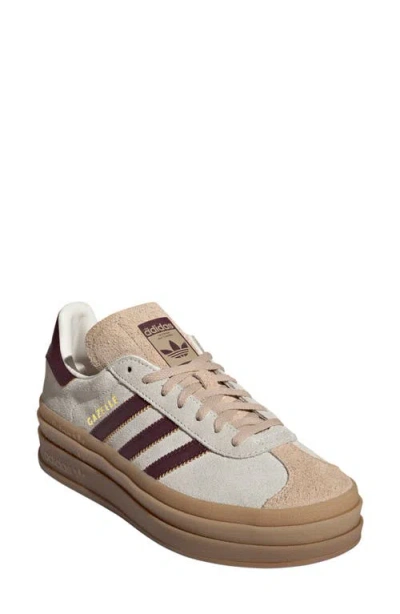 Adidas Originals Adidas Gazelle Bold Platform Sneaker In Cream White ...