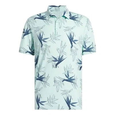 Adidas Originals Adidas Oasis Mesh Golf Polo Shirt 'semi Flash Aqua' In ...