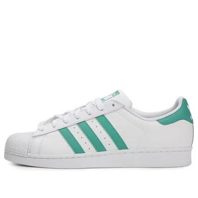 Adidas Originals Adidas Superstar 'trace Green' In White | ModeSens