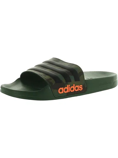 Adidas Originals Adilette Shower Mens Slip-on Cushioned Pool Slides In ...