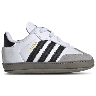Adidas Originals Boys Infant Samba Crib In Black/clear Granite/white ...