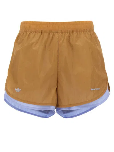 Adidas Originals By Wales Bonner Shorts In Gold | ModeSens