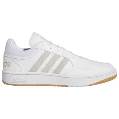 Adidas Originals Mens Adidas Hoops 3.0 In White/white/tan | ModeSens