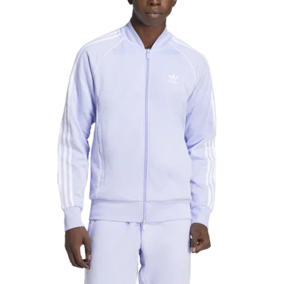 Adidas Originals Mens Sst Track Top Jacket In Violet Tone/violet Tone ...