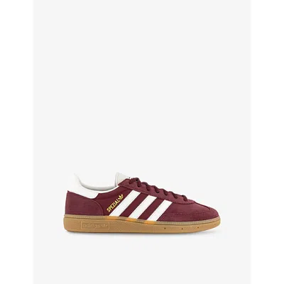 Adidas Originals Mens Shadow Red Handball Spezial Suede Low-top ...