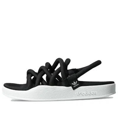 Adidas Originals (wmns) Adilette Noda Shoes 'black White' | ModeSens