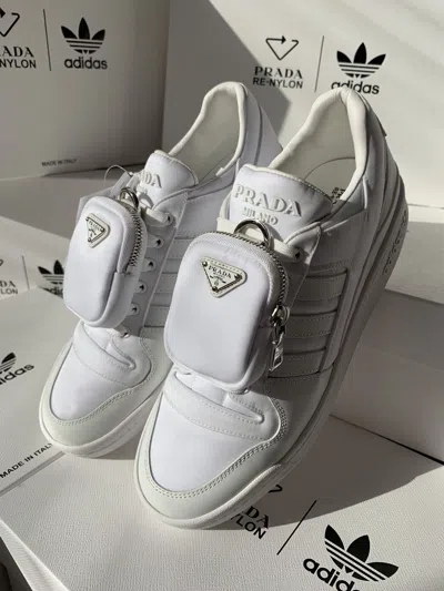 Pre-owned Adidas X Prada 2021 Prada X Adidas Forum Low Re-nylon Shoes ...