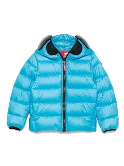 Ai Riders On The Storm Young Kids' Ripstop Puffer Jacket In Blue | ModeSens