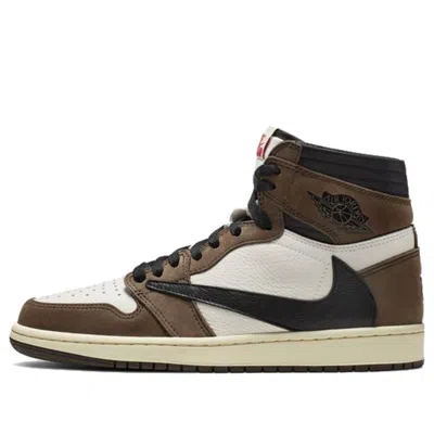 Air Jordan 1 Retro High Og X Travis Scott 'mocha' In Brown | ModeSens