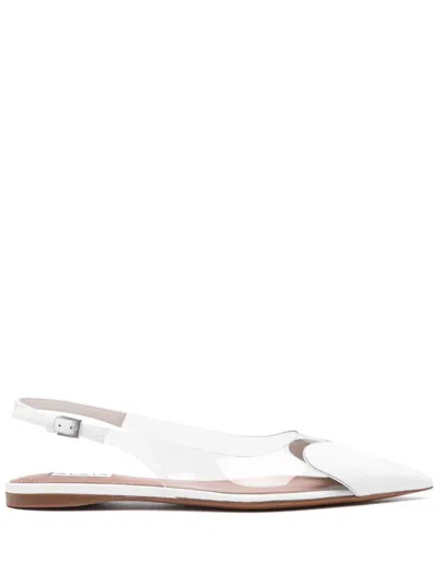 Alaïa White Slingback Sandals | ModeSens