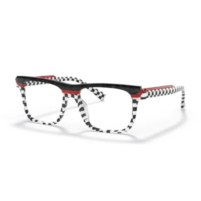 Alain Mikli A03126 Glasses In 002 Black/white | ModeSens