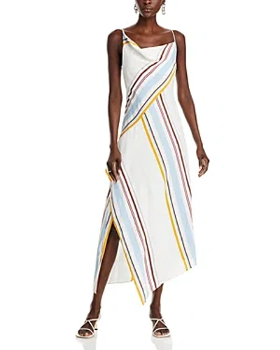 A.l.c Lauren Asymmetric Dress In White Stripe | ModeSens