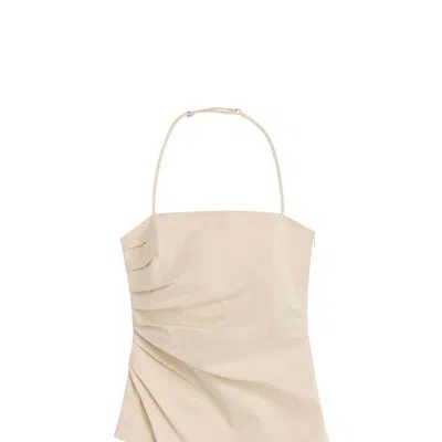 A.l.c Charlotte Halter Top In Beige | ModeSens
