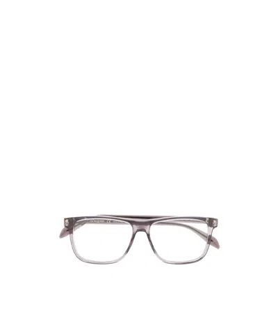Alexander Mcqueen Eyewear Square Frame Glasses In Gray | ModeSens
