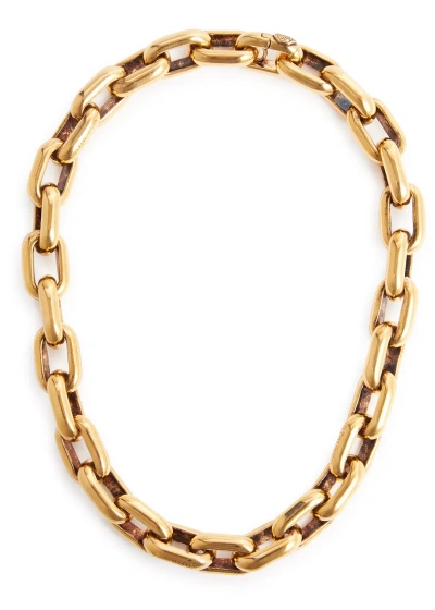 Alexander Mcqueen Peak Chain Necklace In Gold | ModeSens