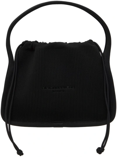 Alexander Wang Small Rib-knit Ryan Handbag In Black | ModeSens