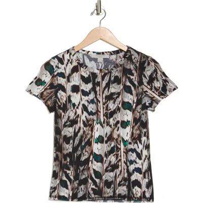 Allsaints Bela Ines Cotton T-shirt In White Mono | ModeSens