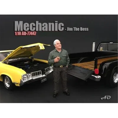 American Diorama Mechanic Jim The Boss Figurine For 1 Isto 18 Models In ...
