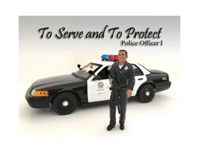 American Diorama Police Officer I Figure For 1:18 Scale Models By In ...